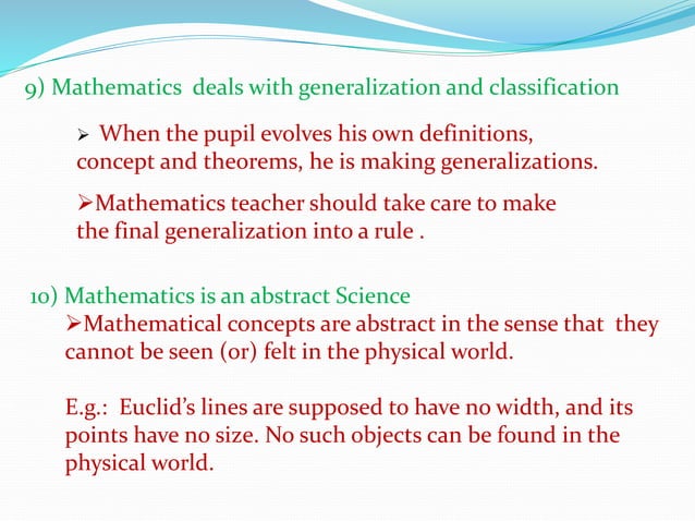Meaning and definition of mathematics
