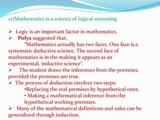Meaning and definition of mathematics | PPT