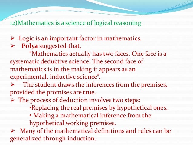 Meaning and definition of mathematics