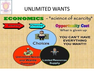 MEANING AND IMPORTANCE OF ECONOMICS STD 8TH.pptx