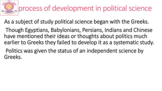 MEANING AND IMPORTANCE OF POLITICAL SCIENCE.pptx