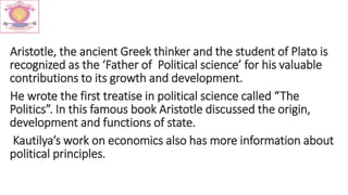 MEANING AND IMPORTANCE OF POLITICAL SCIENCE.pptx