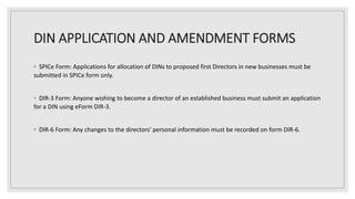Meaning and legal framework of Director Identification Number (DIN ...