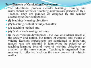MEANING AND NATURE OF CURRICULUM | PPTX