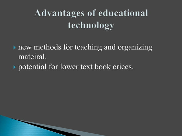Meaning and nature of educational technology | PPTX