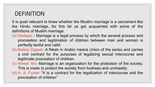 Meaning and nature of marriage | PPT