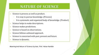 Meaning and nature of science | PPTX | Science
