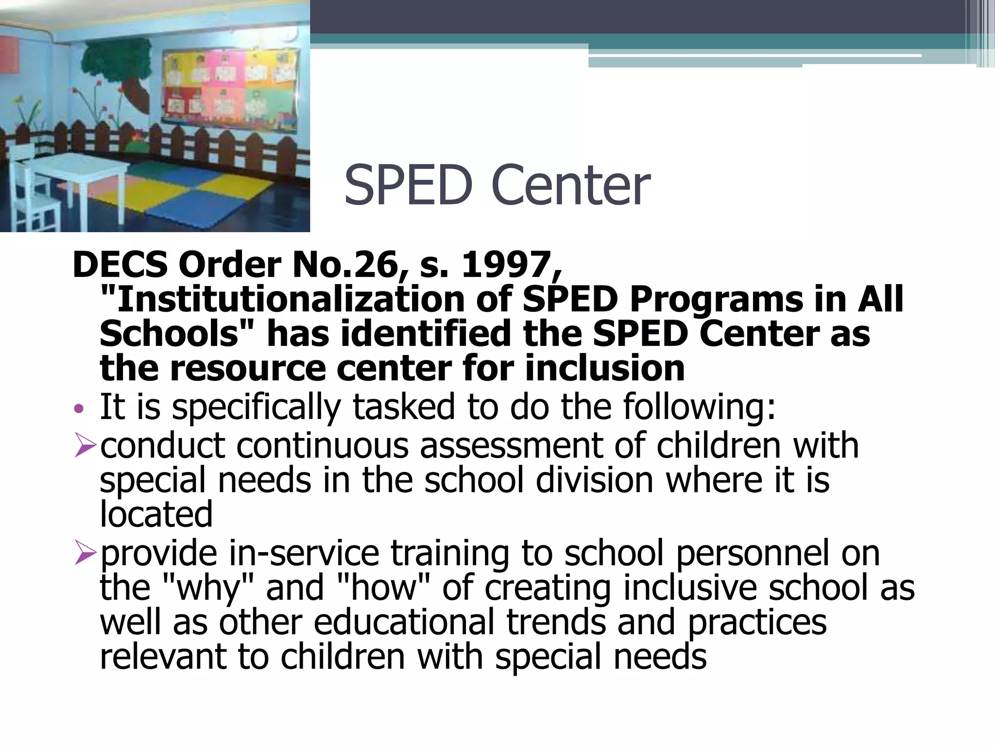 Meaning and nature of sped | PPTX