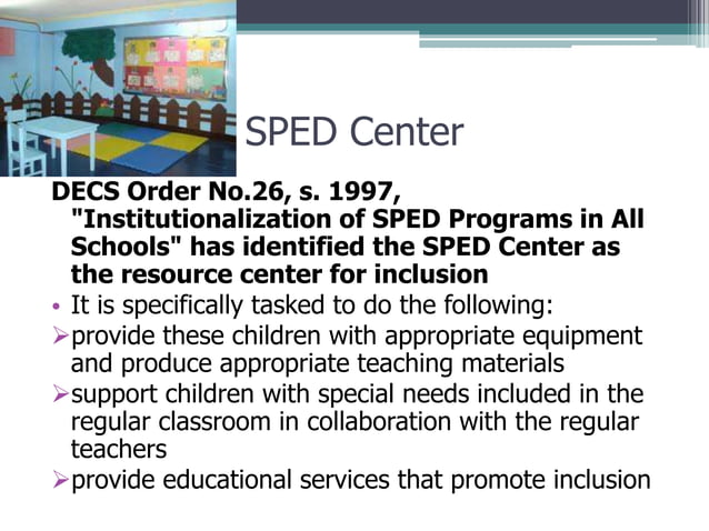 Meaning and nature of sped | PPTX | Special Needs Kids | Parenting