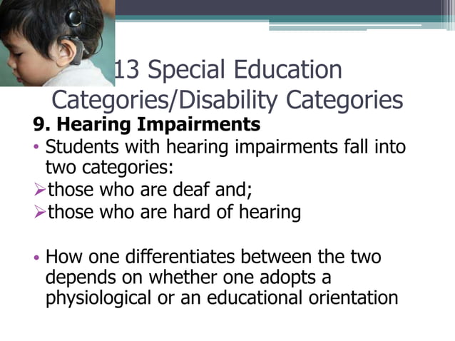 Meaning and nature of sped | PPTX | Special Needs Kids | Parenting