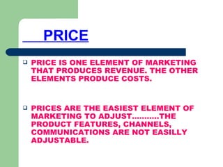 Meaning and objectives of pricing | PPT