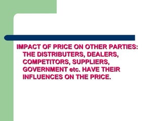 Meaning and objectives of pricing | PPT