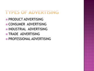 Meaning and role of advertising | PPT