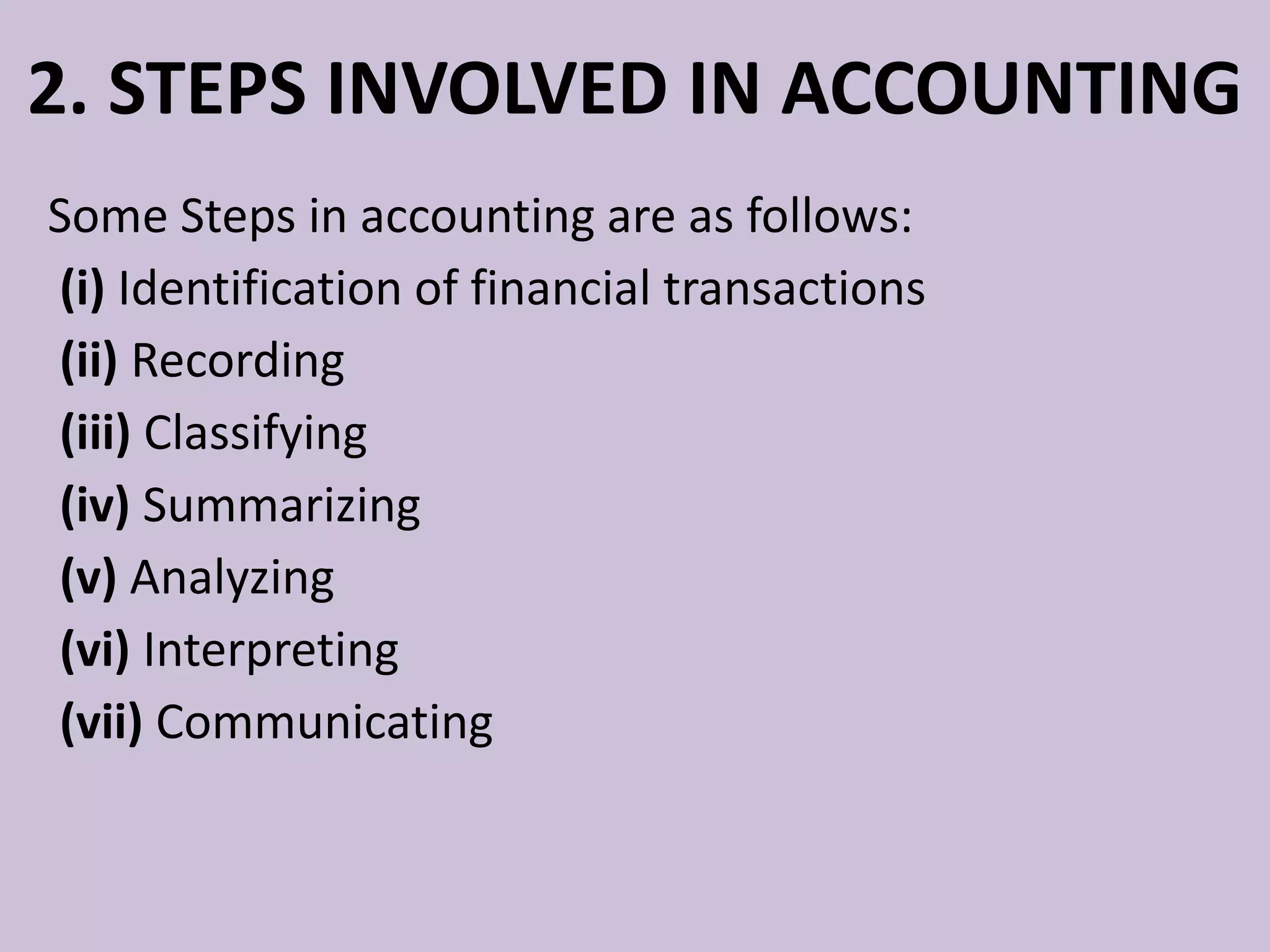 Meaning and scope of accounting | PPTX
