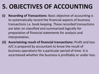 Meaning and scope of accounting | PPTX