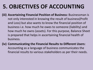 Meaning and scope of accounting | PPTX