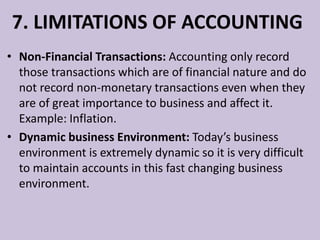 Meaning and scope of accounting | PPTX
