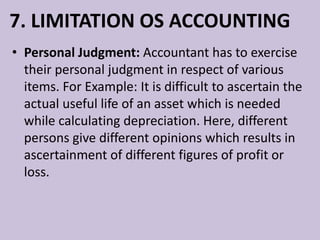 Meaning and scope of accounting | PPTX