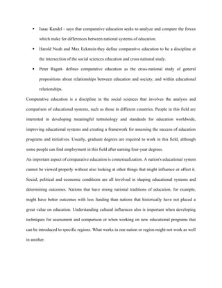 Meaning and Significance of Comparative Education.docx