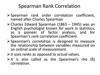 Meaning and types of correlation | PPTX
