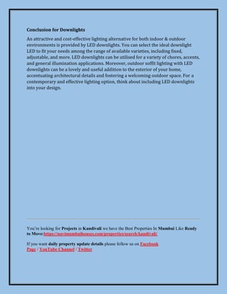 Meaning Applications & Types of LED Downlights- Soffit Lighting.pdf