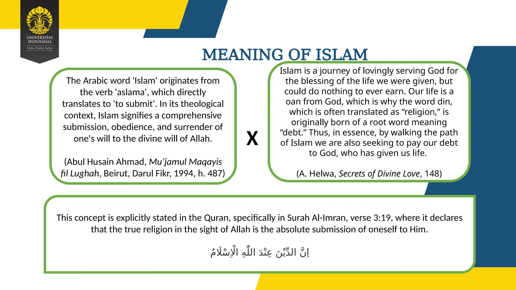 Meaning, Characteristics and Sources of Islamic Religion.pptx | Islam ...