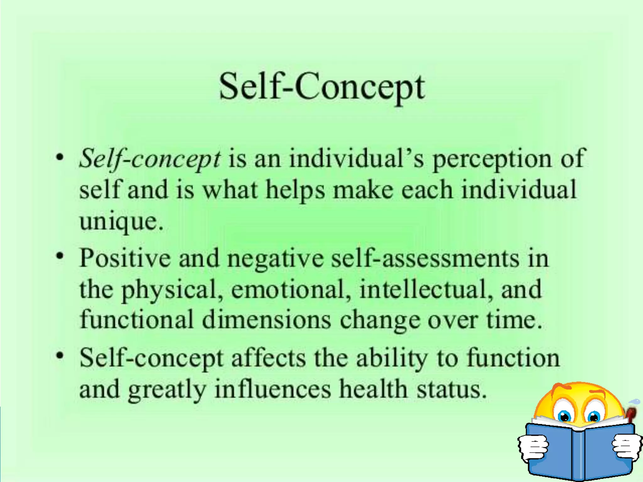 Meaning, concept and development of self concept, self esteem,self ...