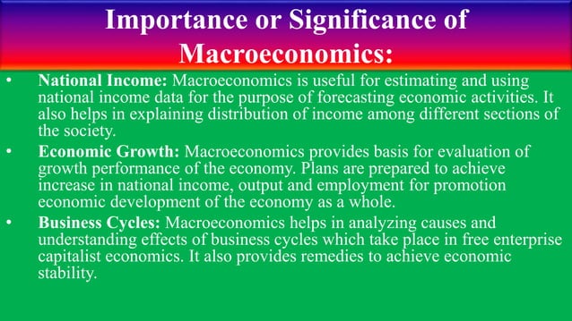 Meaning, definition, nature, scope, importance and limitation of macro ...