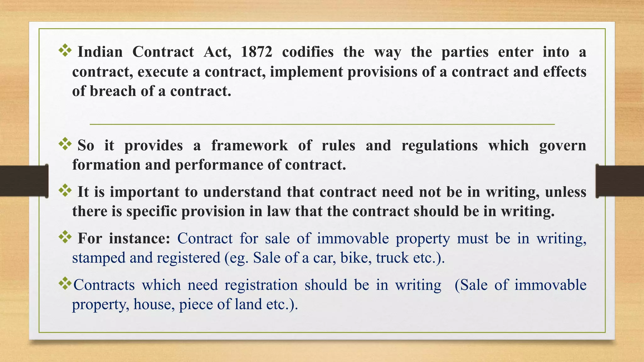 Meaning Definitions and Essentials Elements of a Valid Contract | PPT