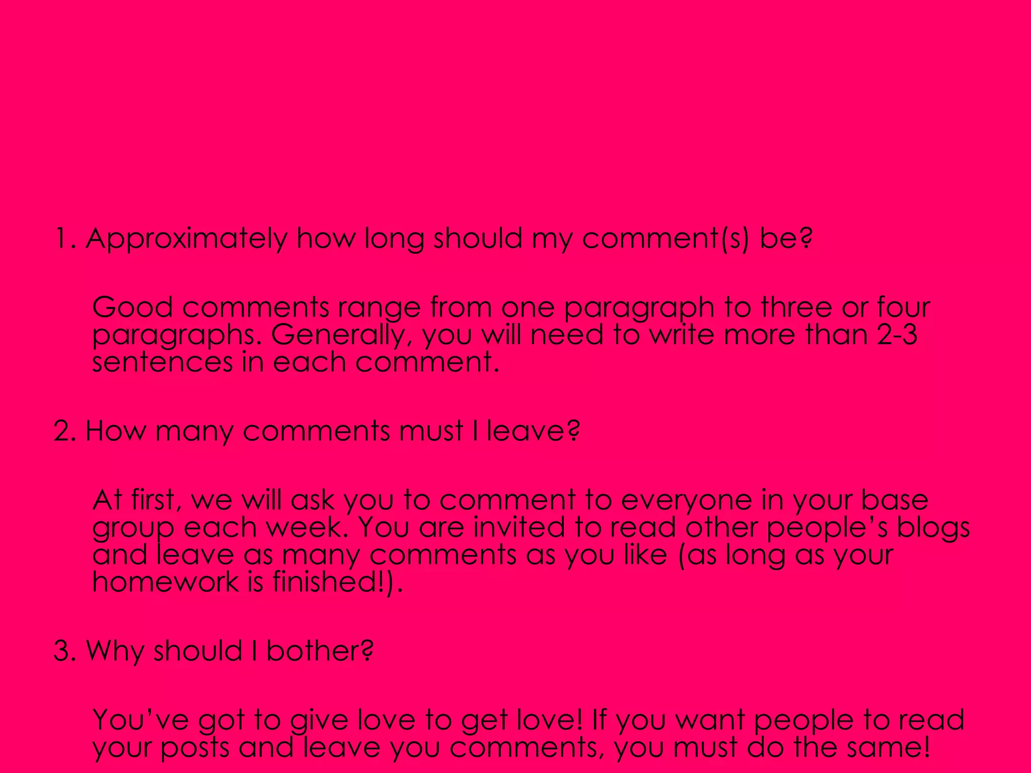 Meaningful Comments | PPT