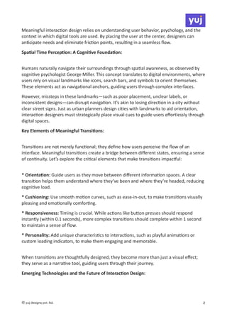 Meaningful Interactions in UI Design- yuj designs blog | PDF