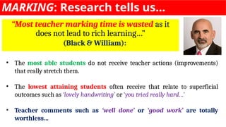 Meaningful Marking - ReACT and Yellow Box | PPTX