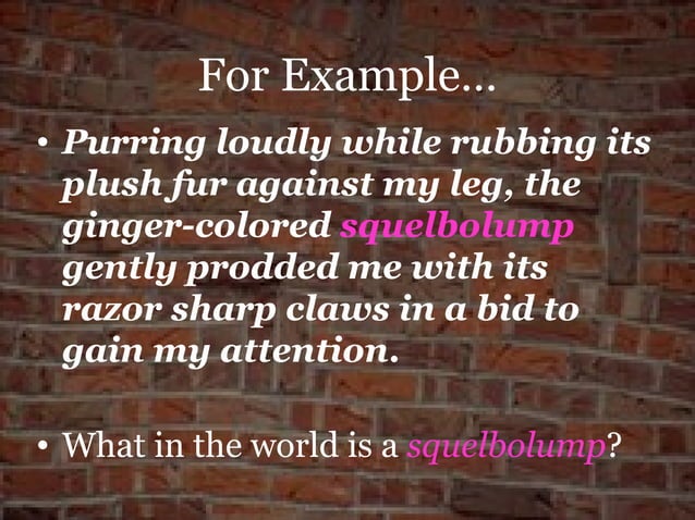 Meaningful Sentences | PPT