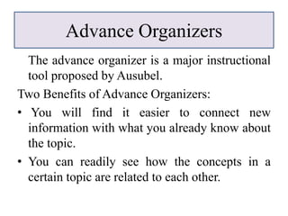 Ausubel's Meaningful Verbal Learning | PPTX