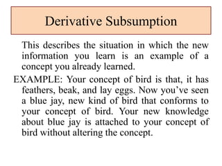 Ausubel's Meaningful Verbal Learning | PPTX