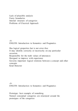 Meaning in Language An Introduction to Semantics and Pragmatics | DOCX