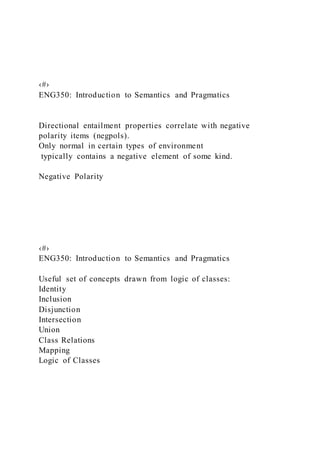 Meaning in Language An Introduction to Semantics and Pragmatics | PDF