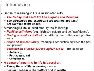 Meaning In Life –Psychology of.pptx