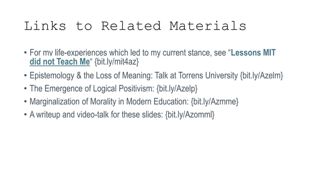 Our Modern Meaningless Lives: An Introduction | PPT