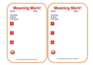 Meaning mark with icons | PDF