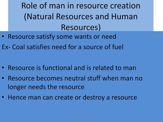 Meaning & nature of resources | PPT