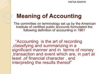 Meaning Of Accounting | PPT