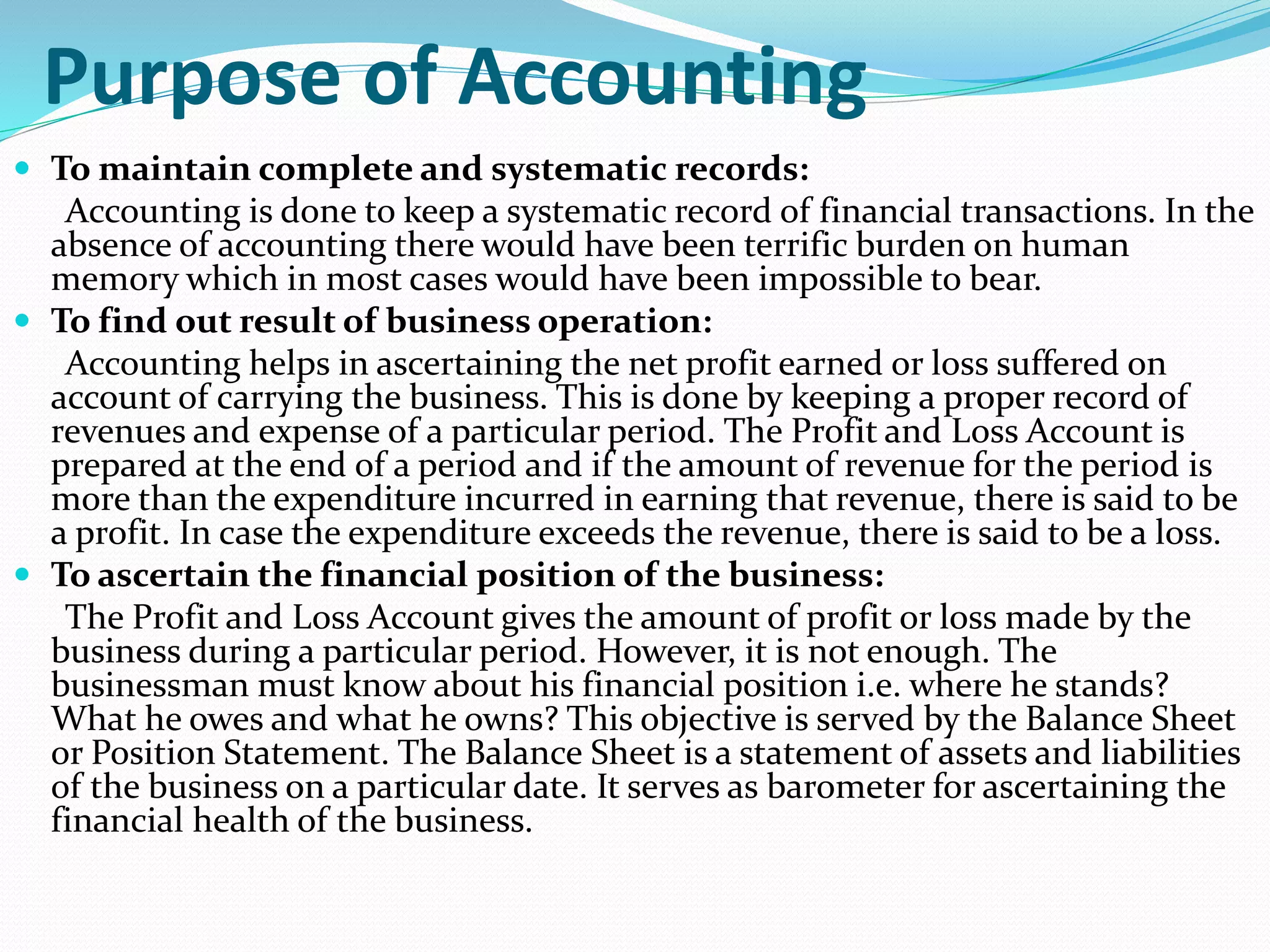 Meaning of accounting copy | PPT
