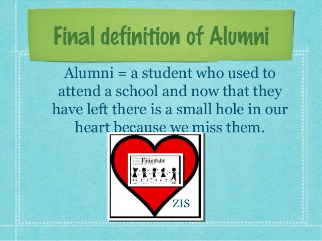 Alumni Meaning