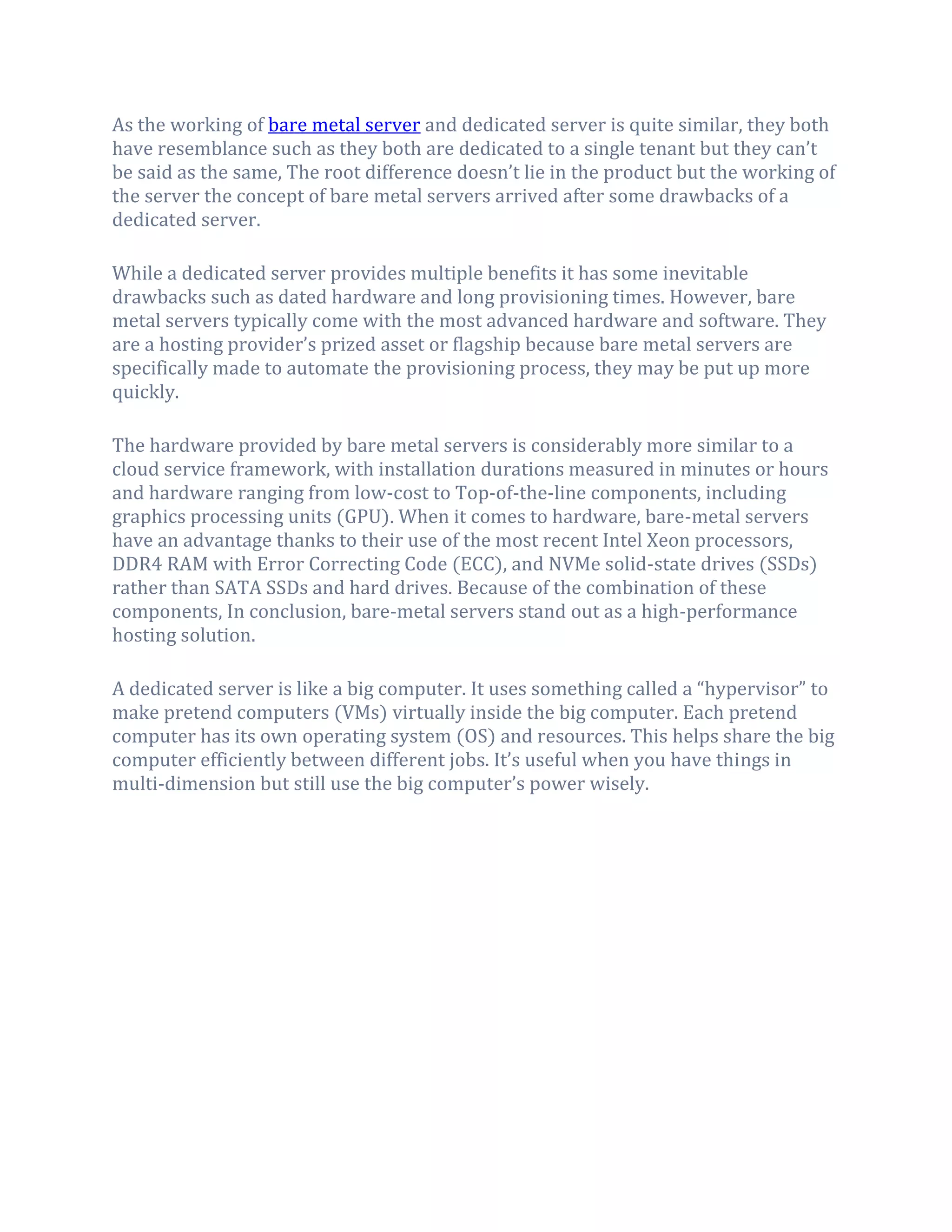 meaning OF bare metal server.docx