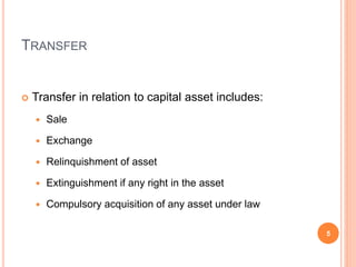 Meaning of Capital Asset, Types of Capital Assets and Meaning of ...