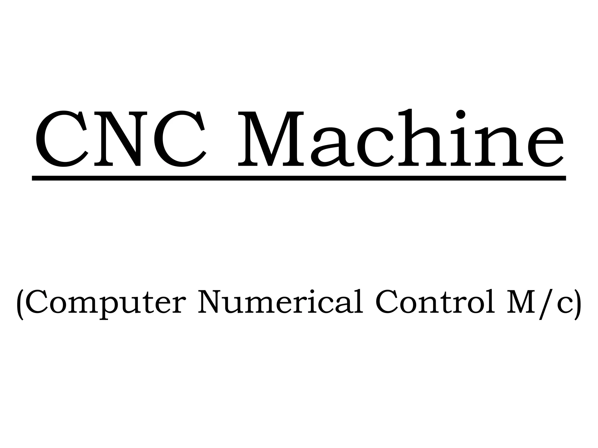CNC | PPTX