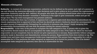 Meaning of delegation of authority | PPT