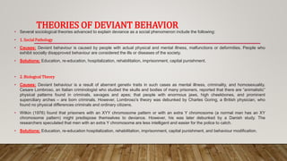 Meaning of Deviance and its sociology.pptx | Genetics | Science