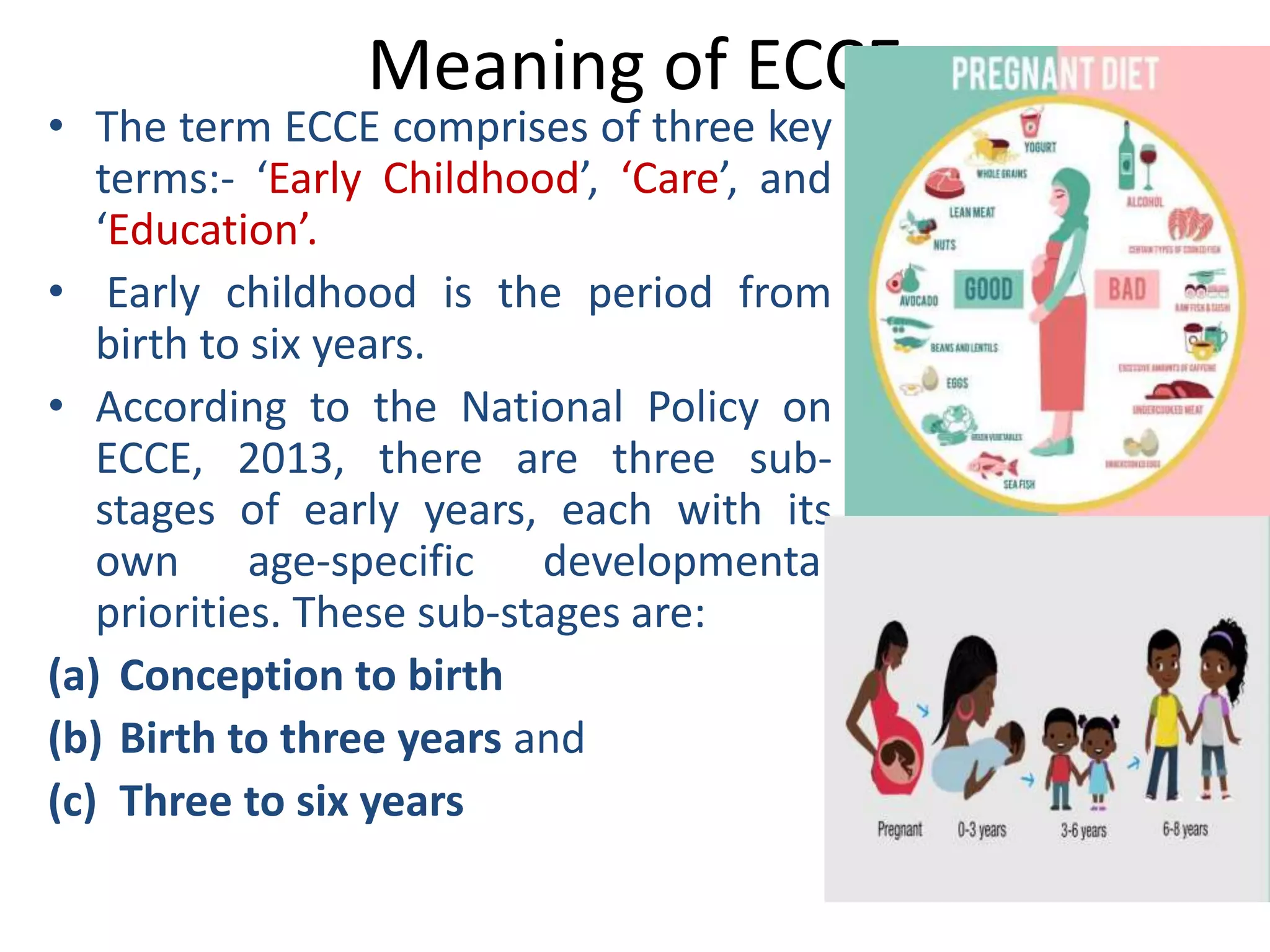 Meaning of early childhood care & education | PPTX